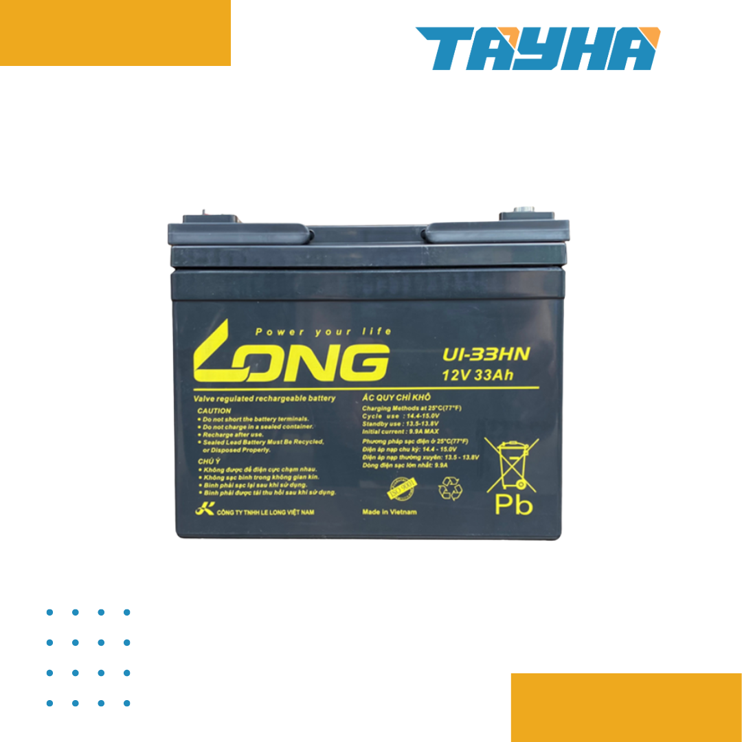Ắc quy Long U1-33HN (12V - 33Ah) - MH POWER
